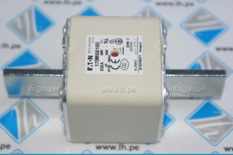 170M6810D FUSIBLE ULTRA RAPIDO 630A 690VAC SIZE 3 DIN 43620 DUAL ...